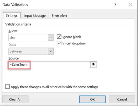 Editing A Drop Down List In Excel Excel At Work