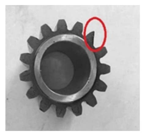 Planetary Gearbox Fault Type Setting Teeth Broken A Sun Gear