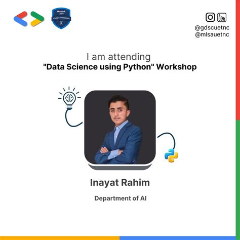 Inayat Rahim On Linkedin Datascience Python Workshop