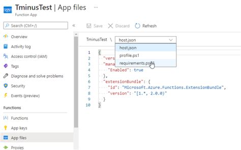 Running Powershell In Azure Functions