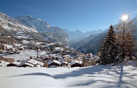 Wengen In Winter Wengen Tourism