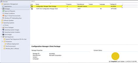 Configuration Manager Client Package Keeps Updating Deploying