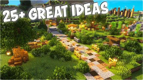 25 Build Ideas To Make Your Minecraft Survival World Better Minecraft Survival Minecraft