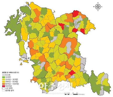 충남연구원 ‘충남도내 소 돼지 닭 축사지도 제작 아주경제