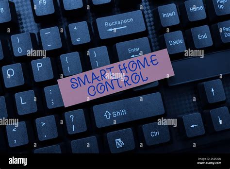 Conceptual Display Smart Home Control Conceptual Photo Internet Of Things Technology Of