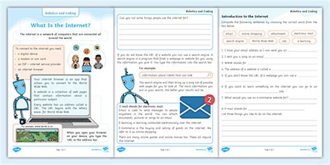 Grade Worksheet What Is The Internet CAPS Aligned