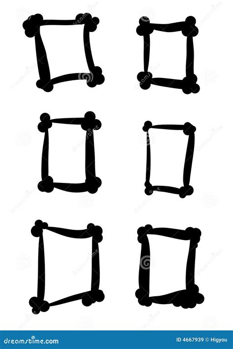 Small Frames Stock Illustration Illustration Of Black 4667939