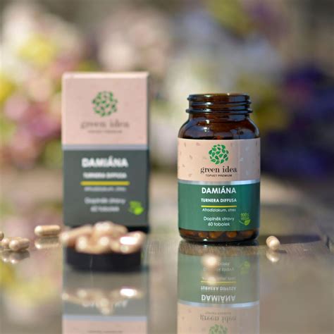 Damiana Capsules Sexual Health Mental Well Being Green Idea
