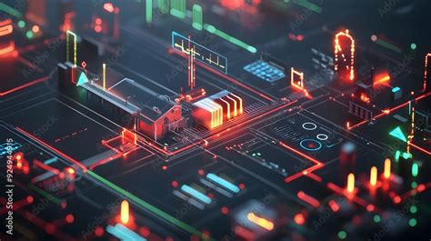 Graphical Interface Showcasing Smart Grid Peak Energy Usage And Dynamic Load Balancing