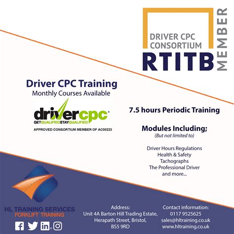 Driver Cpc Training Cpc Training Courses Bristol Based