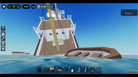 Trying The New Update Of Sail And Sink Simulator Roblox Youtube