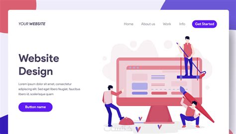 تصميم واجهة امامية احترافية باستخدام Htmal Css Js خمسات