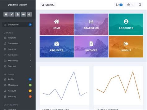 Dashmix Админ Шаблоны Bootstrap BootstrapТема