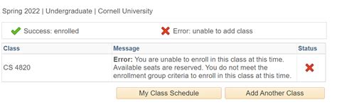 Why Cant I Add Cs 4820 Rcornell