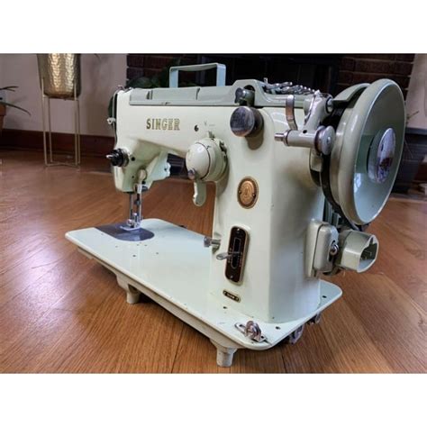 Vintage Singer 319w Seafoam Green Sewing Mercari