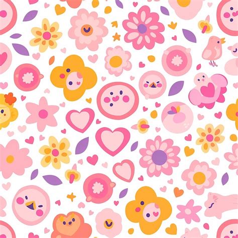 Girly Flower Pattern Images Free Download On Freepik