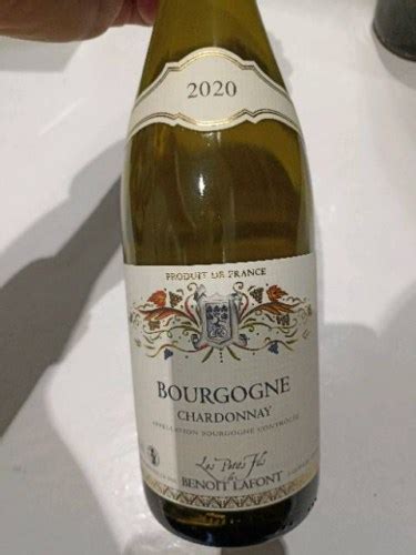 Benoit Lafont Bourgogne Chardonnay Vivino Us