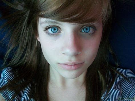 Wide Wide Open Beautiful Eyes Ashy Blonde Hair Pretty Babe Young