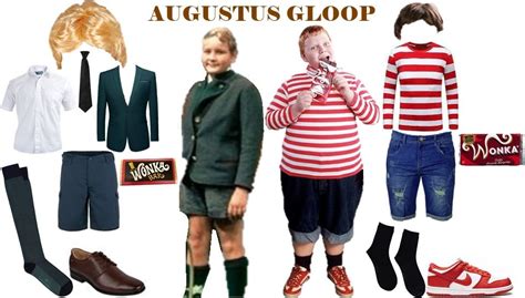 Augustus Gloop Cosplay Clothing Footwear And Accessories In 2025