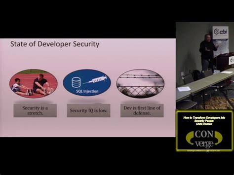 Conference Talks Talk How To Transform Developers Into Security People
