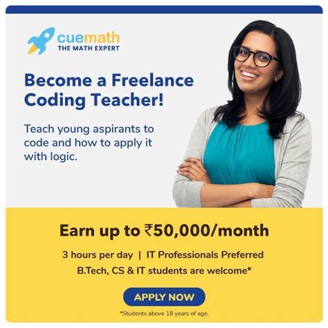 Cuemath On Linkedin Coding Teaching Education Teacher Hiring