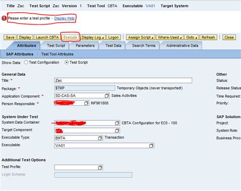 Cbta Execution Issue Sap Community