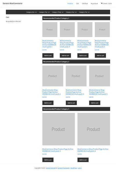 Woocommerce Front Page Template For Genesis Wp Sites