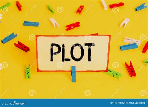 Conceptual Hand Writing Showing Plot Business Photo Text Sequence Of Events Inside A Story