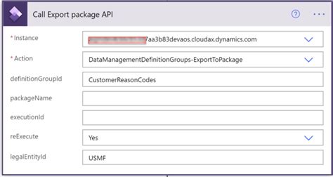 Export Data Package Using Power Automate And Data Management Package
