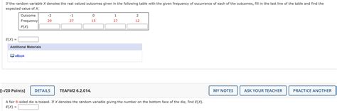 Solved If The Random Variable X Denotes The Real Valued
