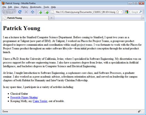 Assignment On Html And Css