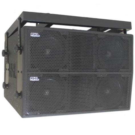 P A Line Array Ativo Dupla W X Ti NHL Par DH Bidirecional
