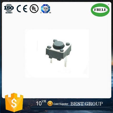 New Product Tactile Switch With 2pins Mini Tact Switch 2 Pin Micro Push Button Square Stem