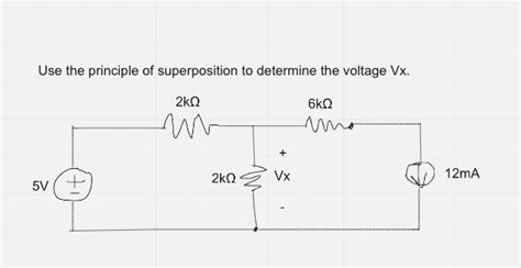Solved Use The Principle Of Superposition To Determine The Chegg