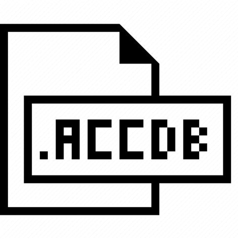 Accdb Document Extension File Format Icon Download On Iconfinder