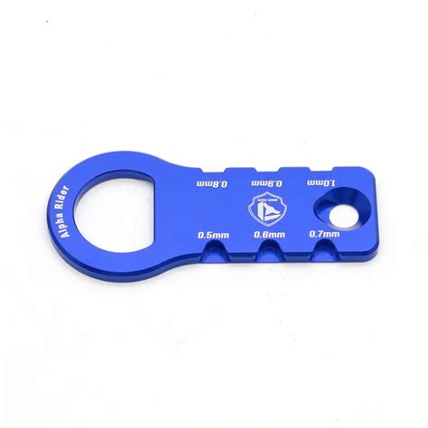 점화 플러그 갭 도구 게이지 반대편 끝의 알루미늄 병따개 05mm 06mm 07mm 08mm 08mm 1