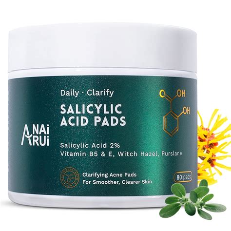 Anairui Face Cleansing Pads 80 Count Salicylic Acid For Acne