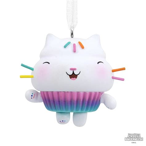 Cakey Cat Gabbys Dollhouse Resin Ornament