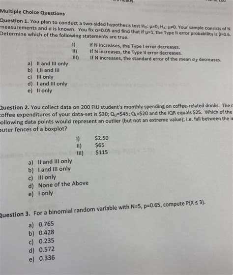 Solved Multiple Choice Questions Question 1 You Plan To