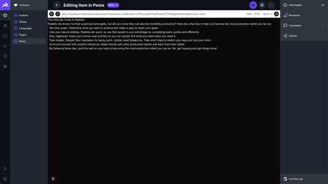 Implementing Live Preview In Next Js Directus Docs