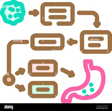 Disease Prediction Algorithm Healthcare Innovation Color Icon Vector