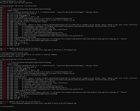 Issues Installing The Nod Red Wireless General Discussion Community