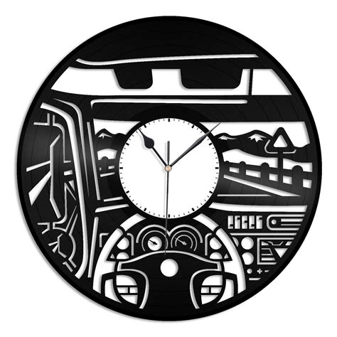 ᐉ Годинник настінний Водій вантажівки 1952 з вінилової платівки • Краща ціна в Києві Україні