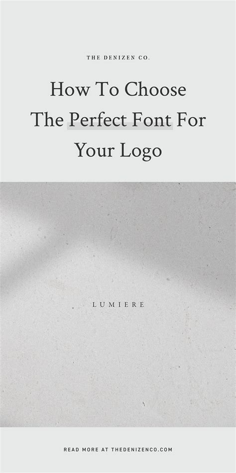 How To Choose A Font For Your Logo The Definitive Guide Artofit