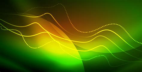 어둠 반짝이는 움직임 마법의 공간 빛에 추상적 인 물결을 빛난다 테크노 추상적인 배경 0명에 대한 스톡 벡터 아트 및 기타 이미지 0명 곡선 디자인 Istock