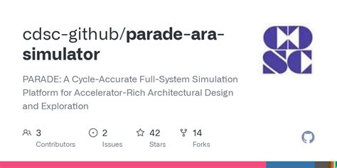 GitHub Cdsc Github Parade Ara Simulator PARADE A Cycle Accurate Full System Simulation