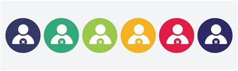 Premium Vector Delete User Profile Icon For Web Buttons