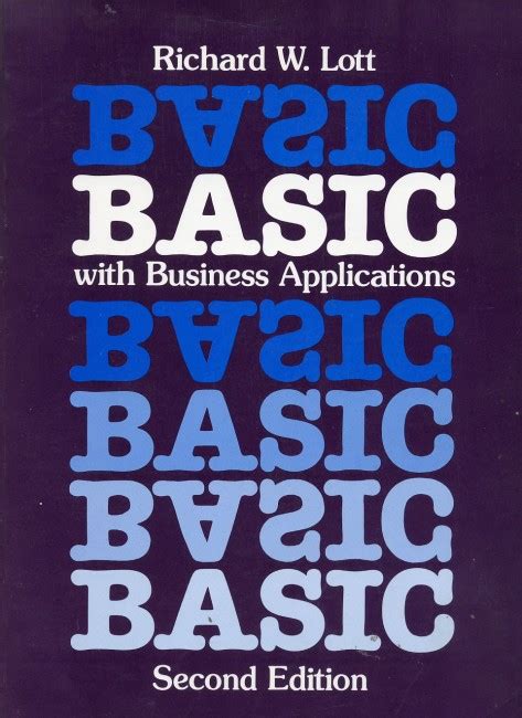 Basic With Business Applications Book Computing History