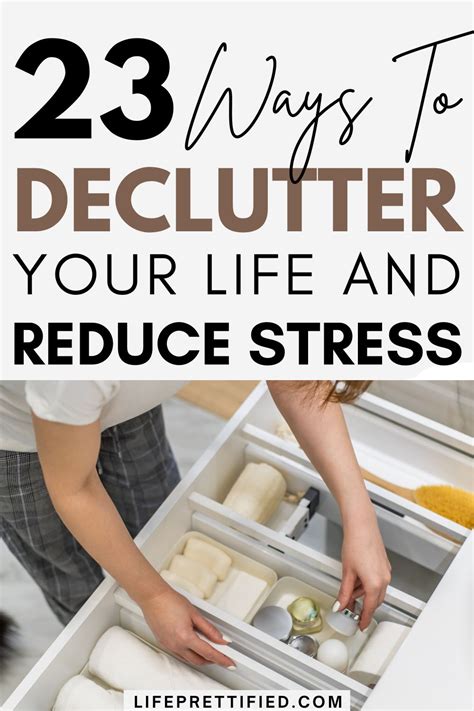How To Declutter Your Life And Reduce Stress Simple Ways LIFE PRETTIFIED