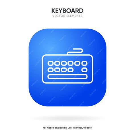 Premium Vector 3d Computer Pc Keyboard Line Icon Outline Vector Sign Linear Style Pictogram